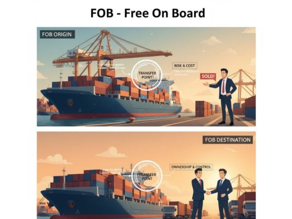 FOB là gì? So sánh giá CIF và FOB trong xuất nhập khẩu